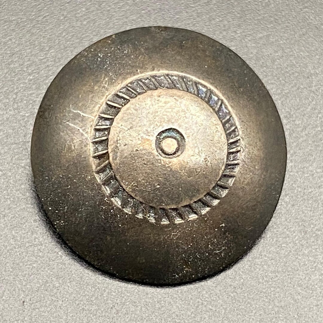 Vintage Navajo Native Stamp Work Silver Button 7/8 - Etsy