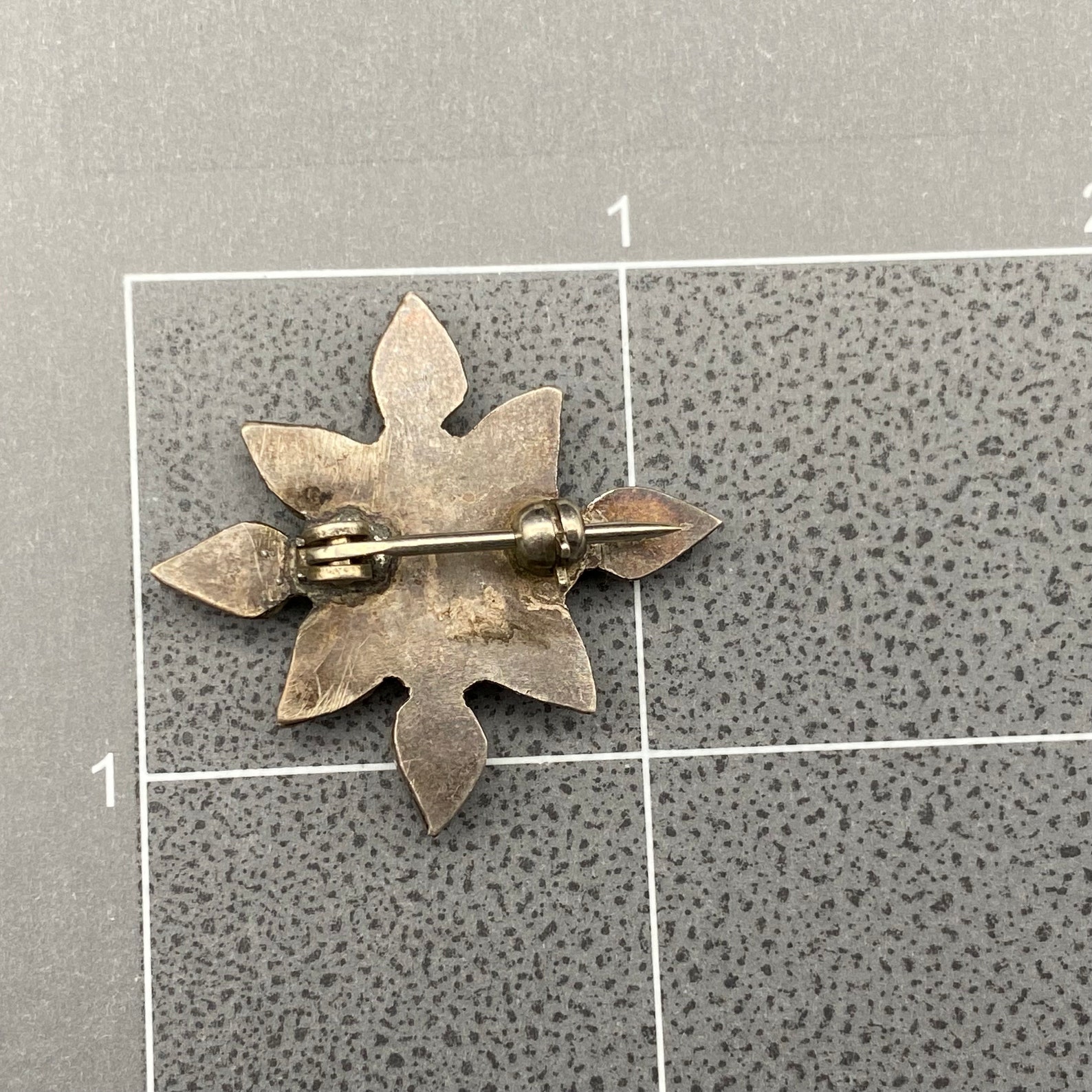 Vintage Zuni Turquoise Snake Eye Sterling Silver Brooch Pin | Etsy