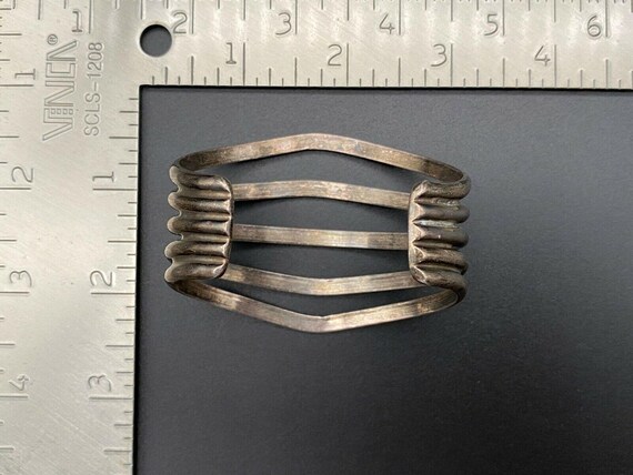 Vintage Navajo Native David Tune Sterling Silver Brac… - Gem