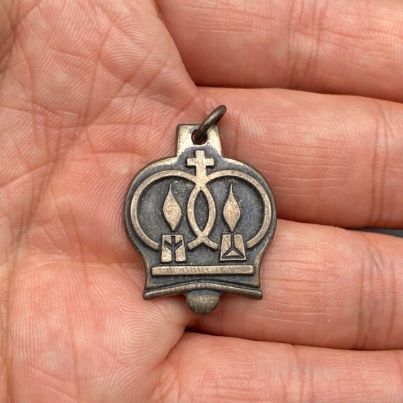 Vintage James Avery Moravian Church Crown Cross Sterl… - Gem