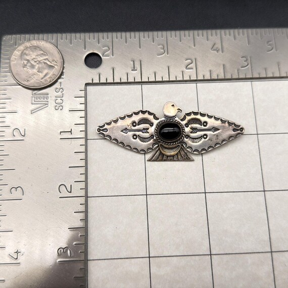 Vintage Navajo Thunderbird Gary Reeves Stamp Work Ste… - Gem