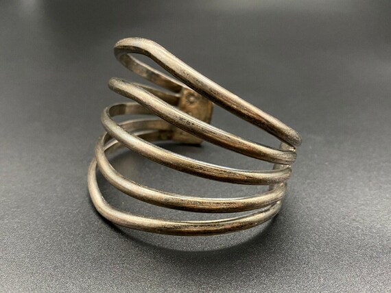 Vintage Navajo Native David Tune Sterling Silver Brac… - Gem
