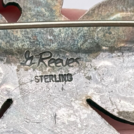 Vintage Navajo Thunderbird Gary Reeves Stamp Work Ste… - Gem