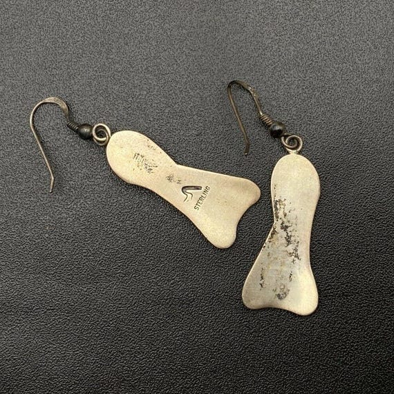 Vintage Hopi Native Parrot Bird Sterling Silver Dangl… - Gem