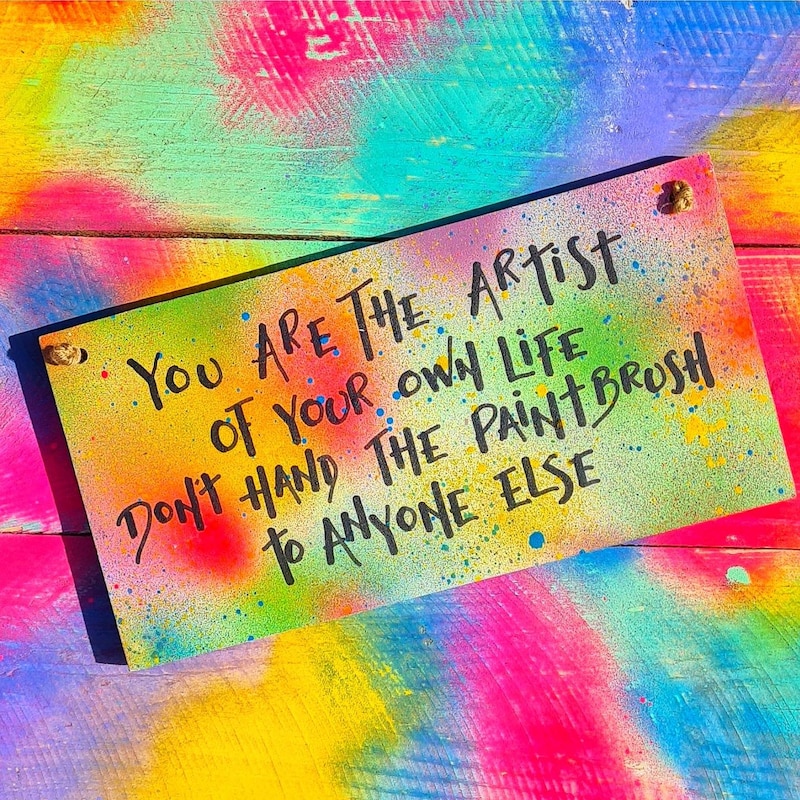 Hand Painted Quote Signs - Etsy UK