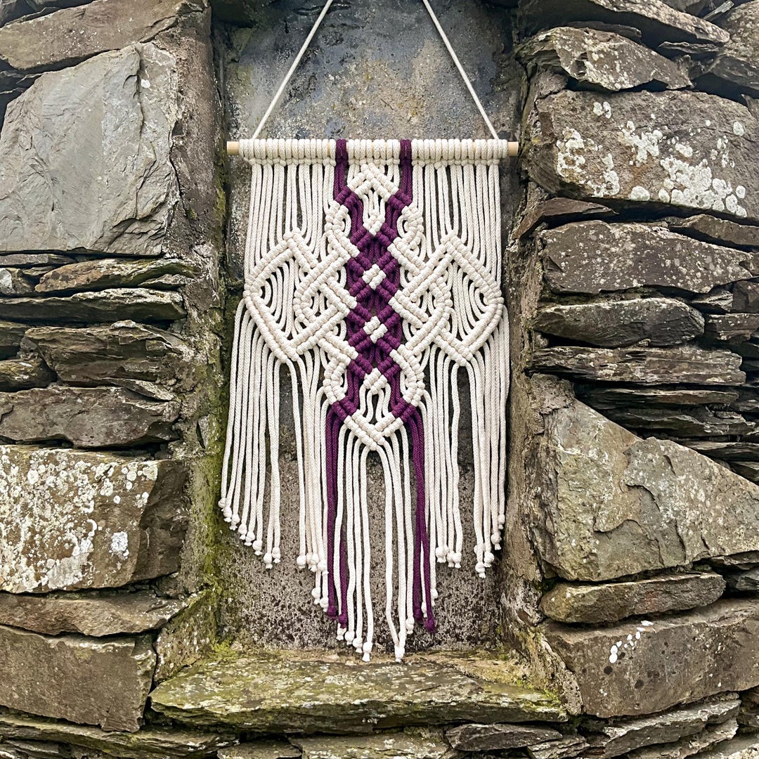 Celtic Knot Wall Hanging Handmade in Ireland, Irish Textile Art - Etsy