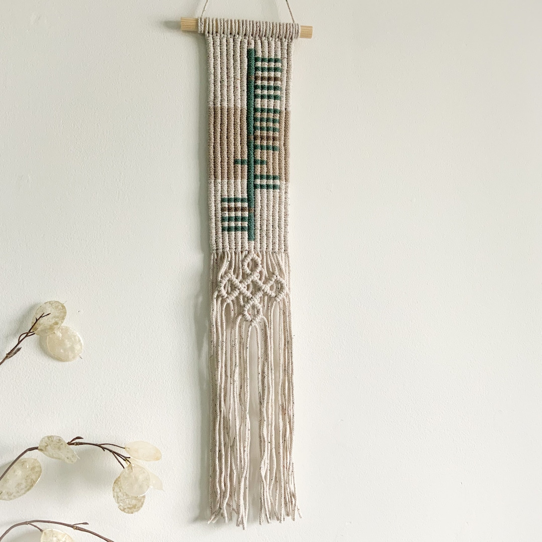 Celtic Ogham Family clann Irish Ogham Wall Art Made in - Etsy