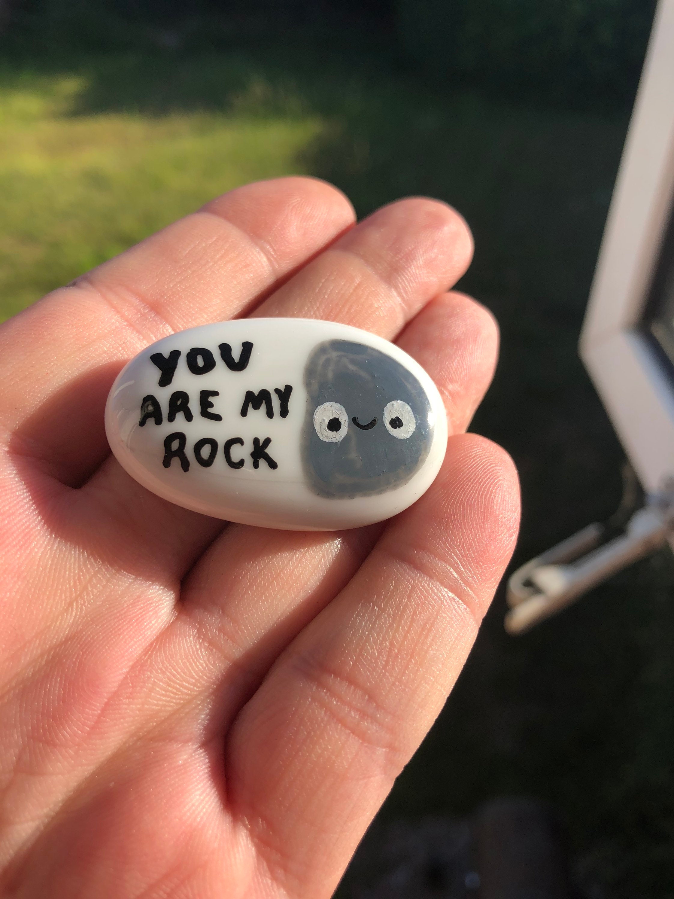 Positive pebble cute gift keepsake gift lucky stone lucky | Etsy