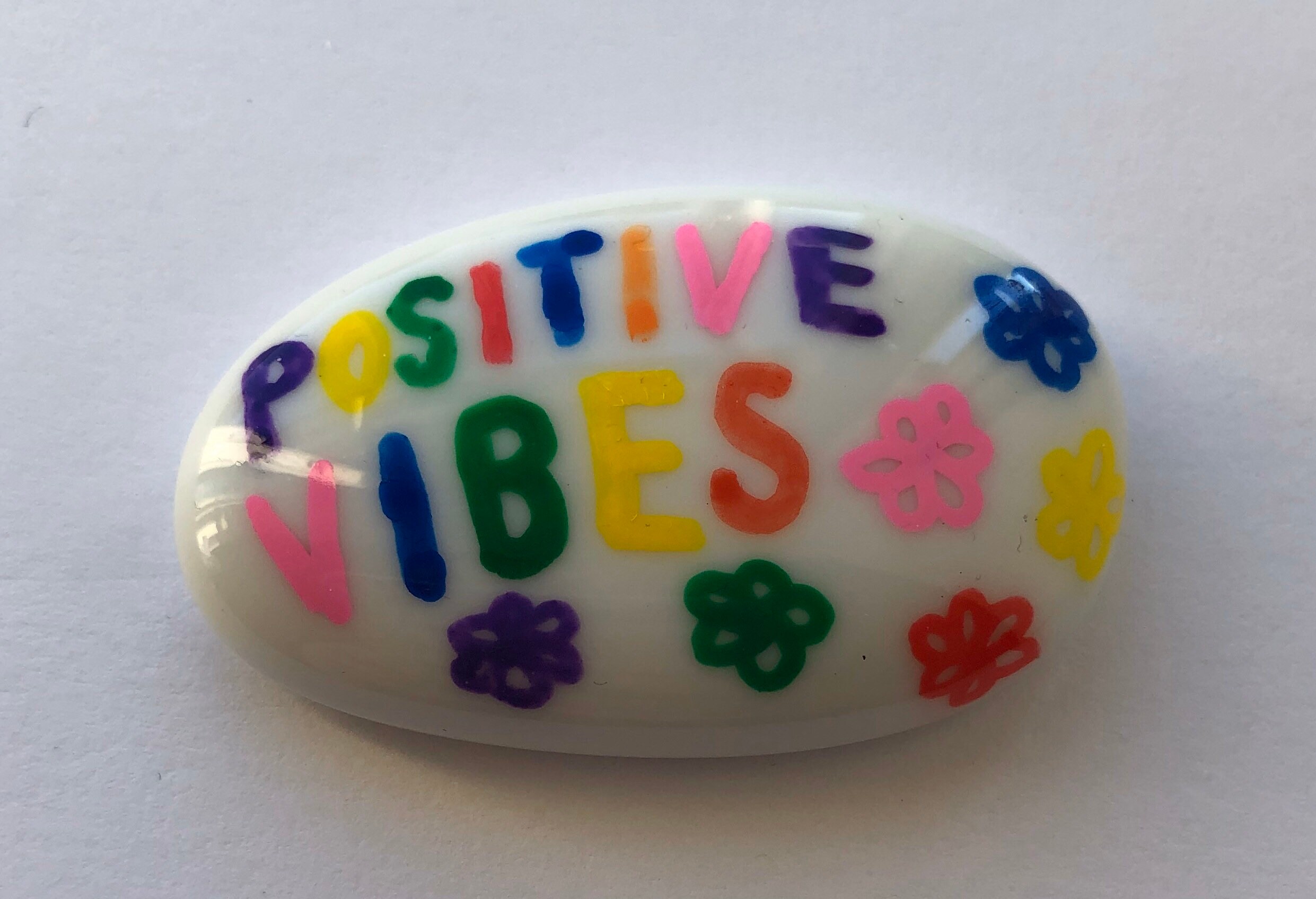 Positive Pebble Positive Gift Inspirational Gift Lucky - Etsy UK
