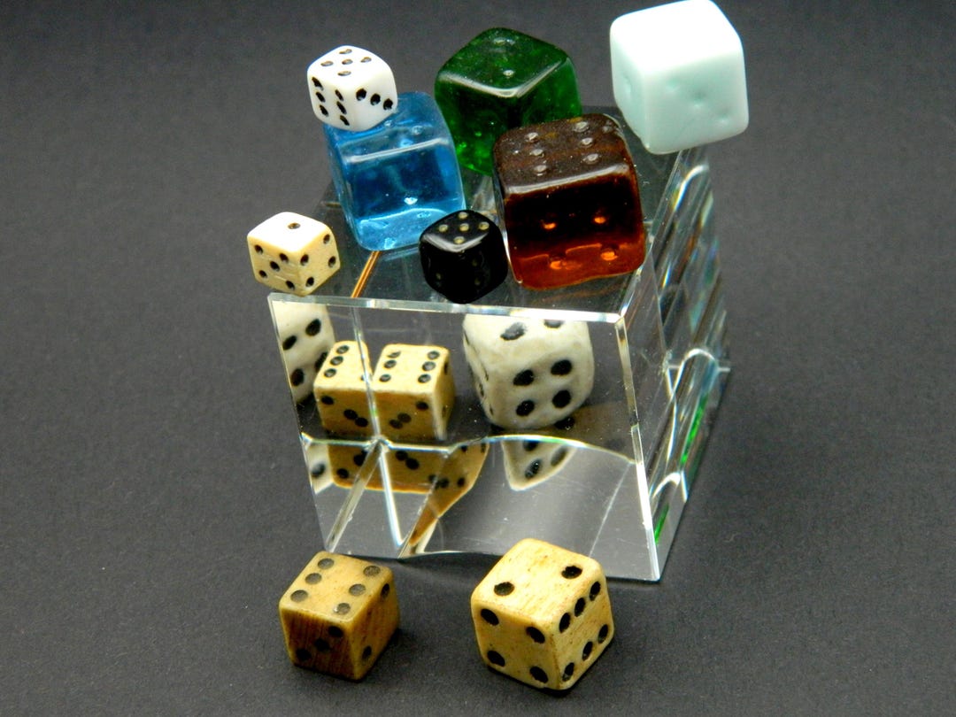Antique Dice Collection, Bone, Glass, Ceramic, 18th-20th Century - Etsy