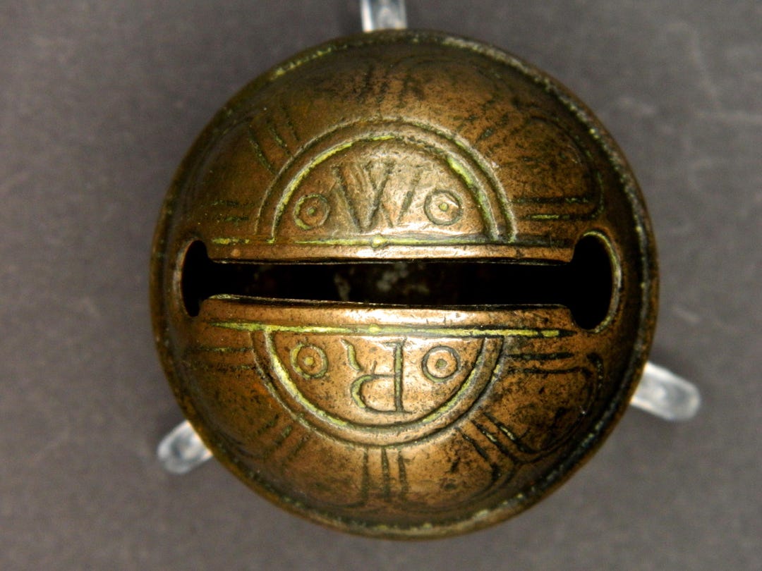 COLOSSAL Rumble CROTAL BELL. 18thc Bronze ("r.w." Robert Wells Foundry ...
