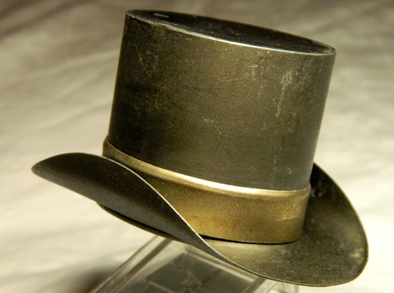 Tinware Anniversary Antique Tin Top Hat Small Primitive | Etsy