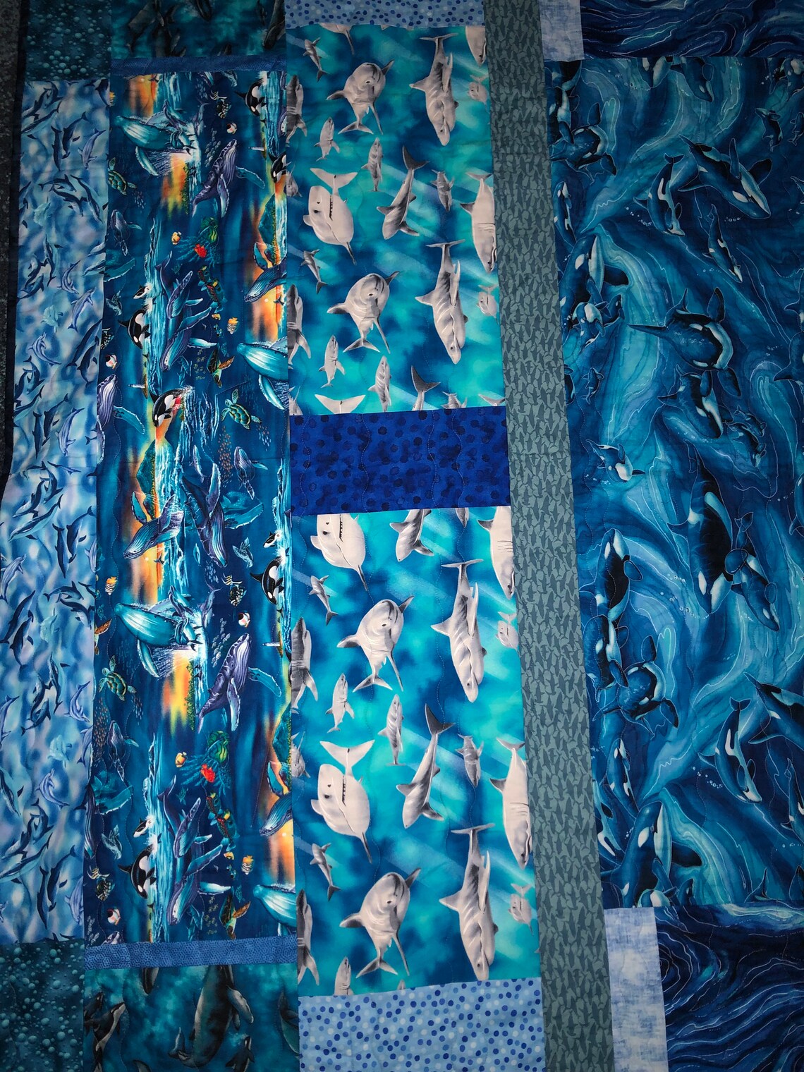 Ocean Row by Row Quilt - Etsy