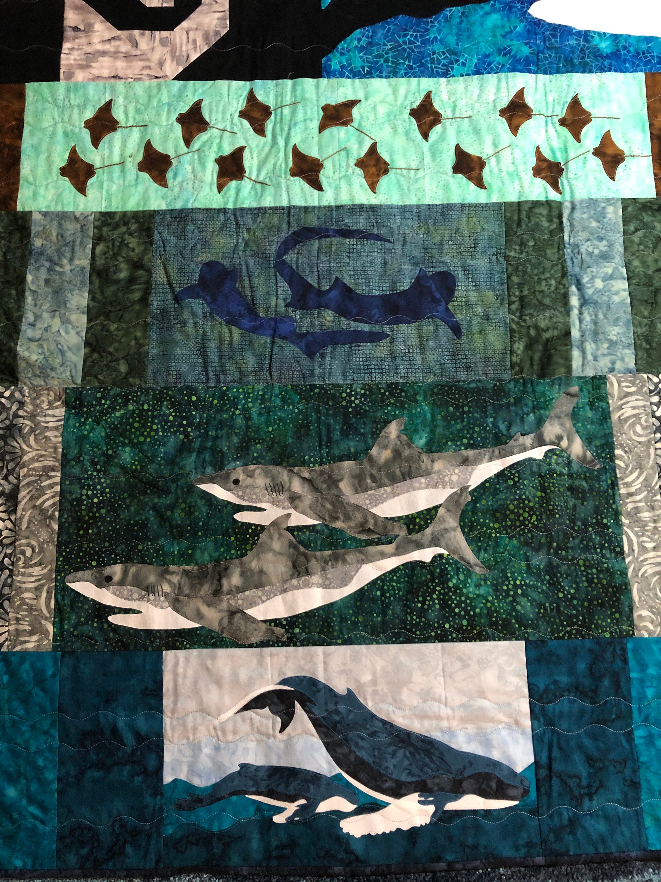 Ocean Row by Row Quilt - Etsy