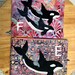 Orca Applique Zipper Bagsorca Artorca Bagkiller Whale - Etsy