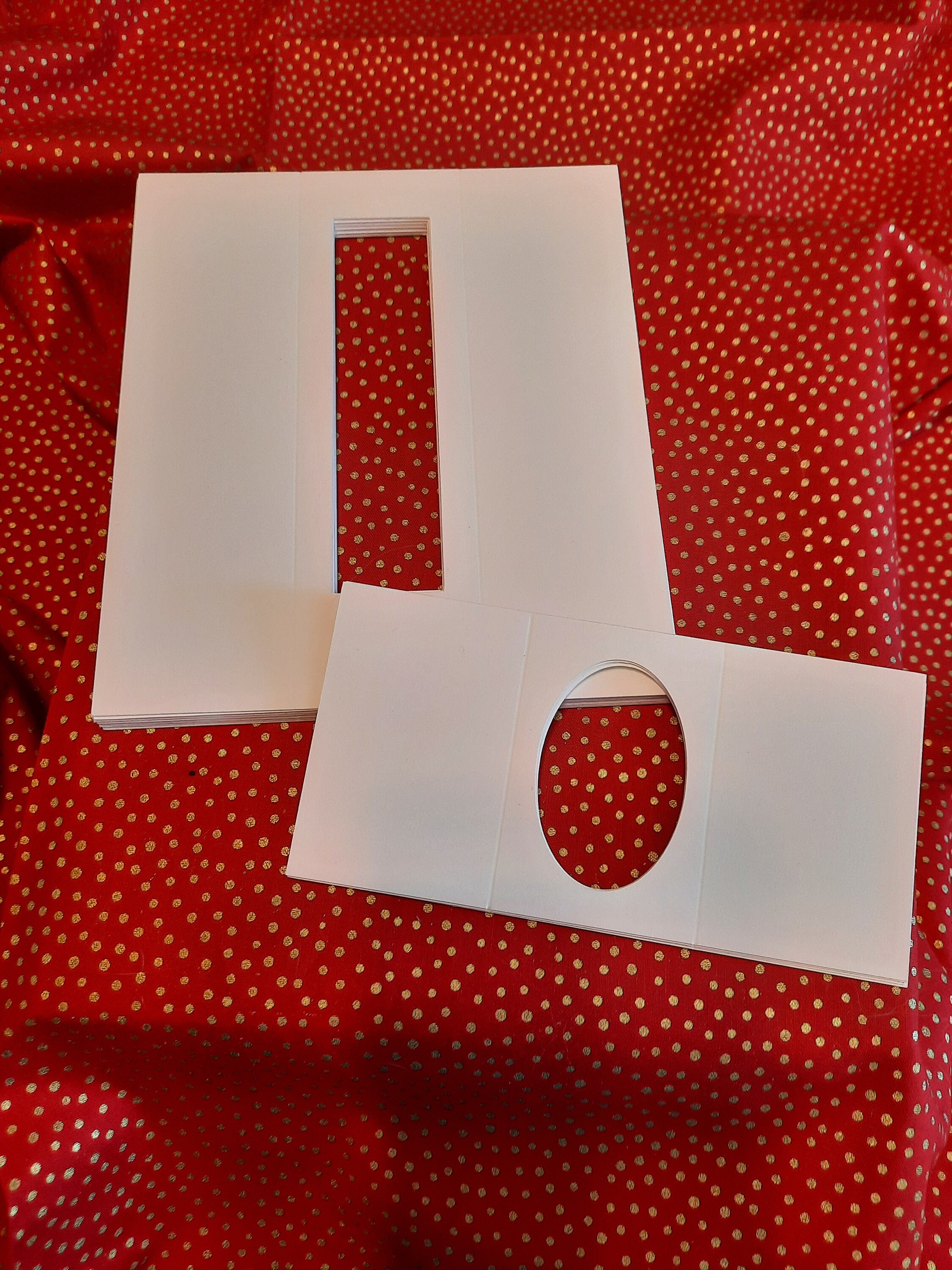 20 3 Panel 2 Fold Bookmarks With Aperture, + 10 Free Gift Cards Mixed ...