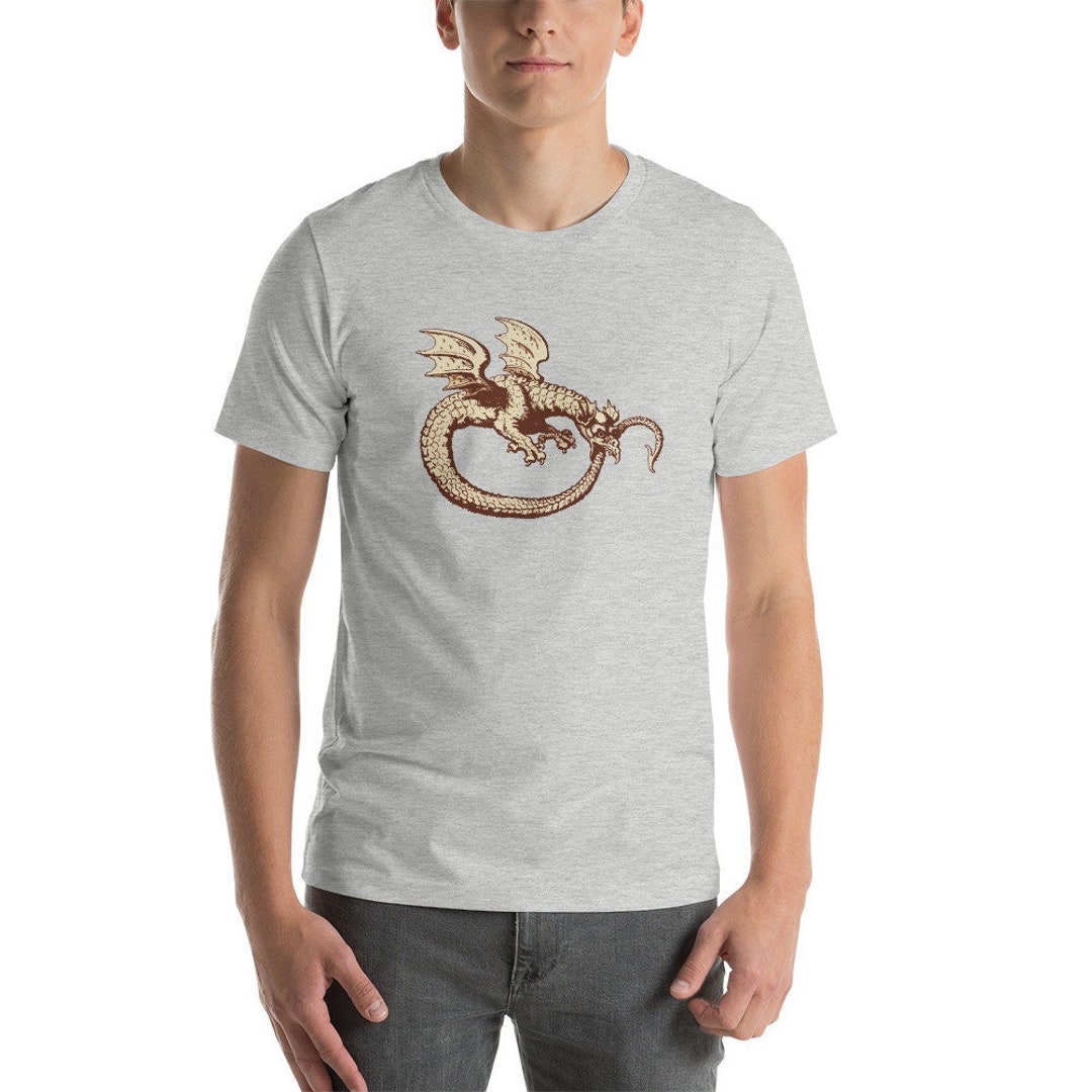 Ouroboros Dragon -- T-shirt: Ancient Symbol, Eternal Renewal - Etsy