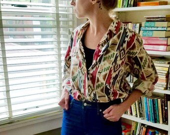 90s button up shirt | Etsy