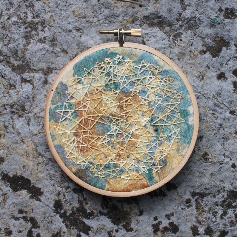 Starry Day Hoop - Etsy
