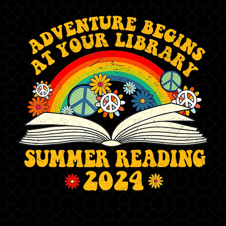 Adventure Begins at Your Library Summer Reading 2024 Rainbow Png, Hello ...