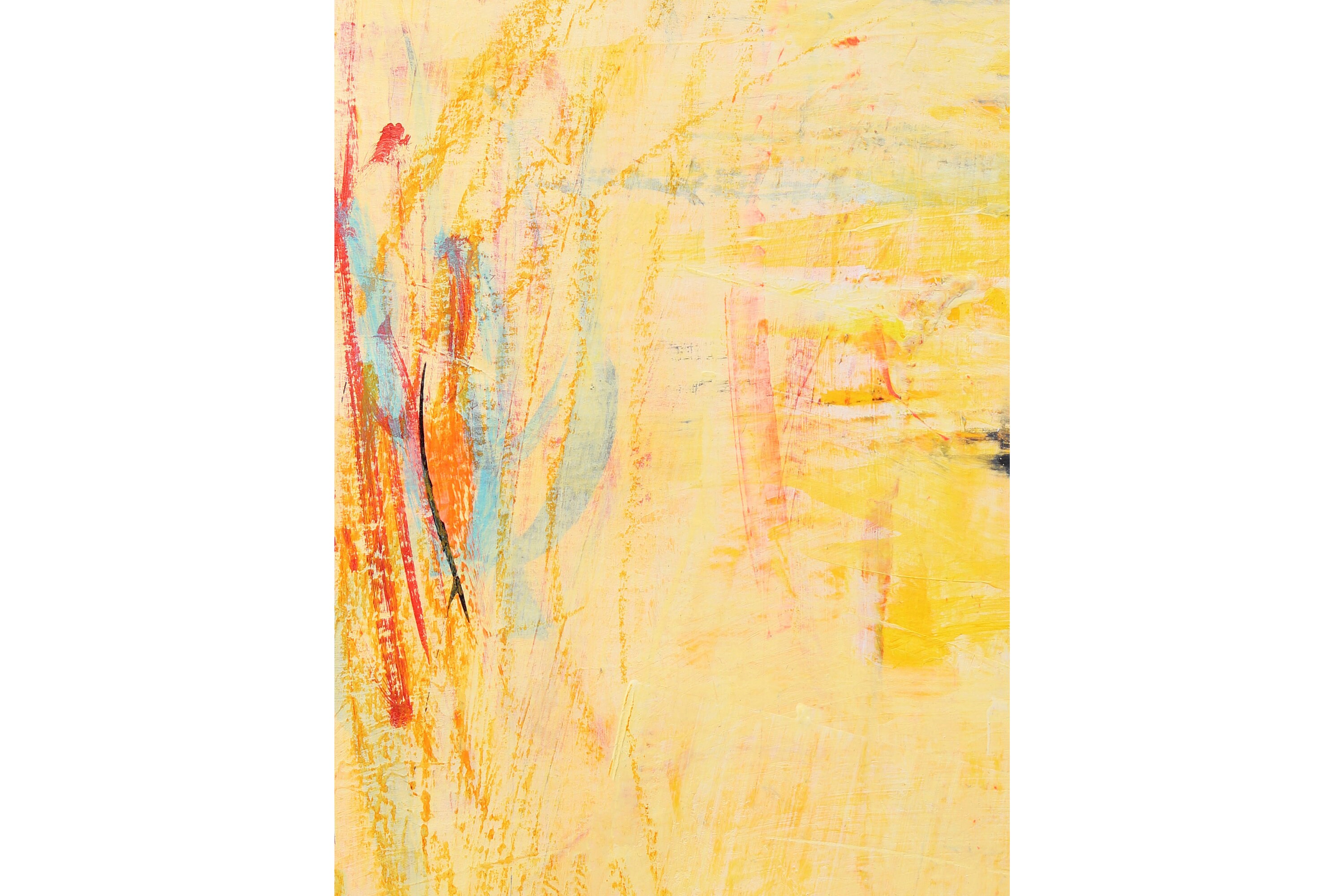 Gelbe abstrakte Malerei, gelb Bild Strand Wandbilder, moderne Kunst-Druck - Etsy.de