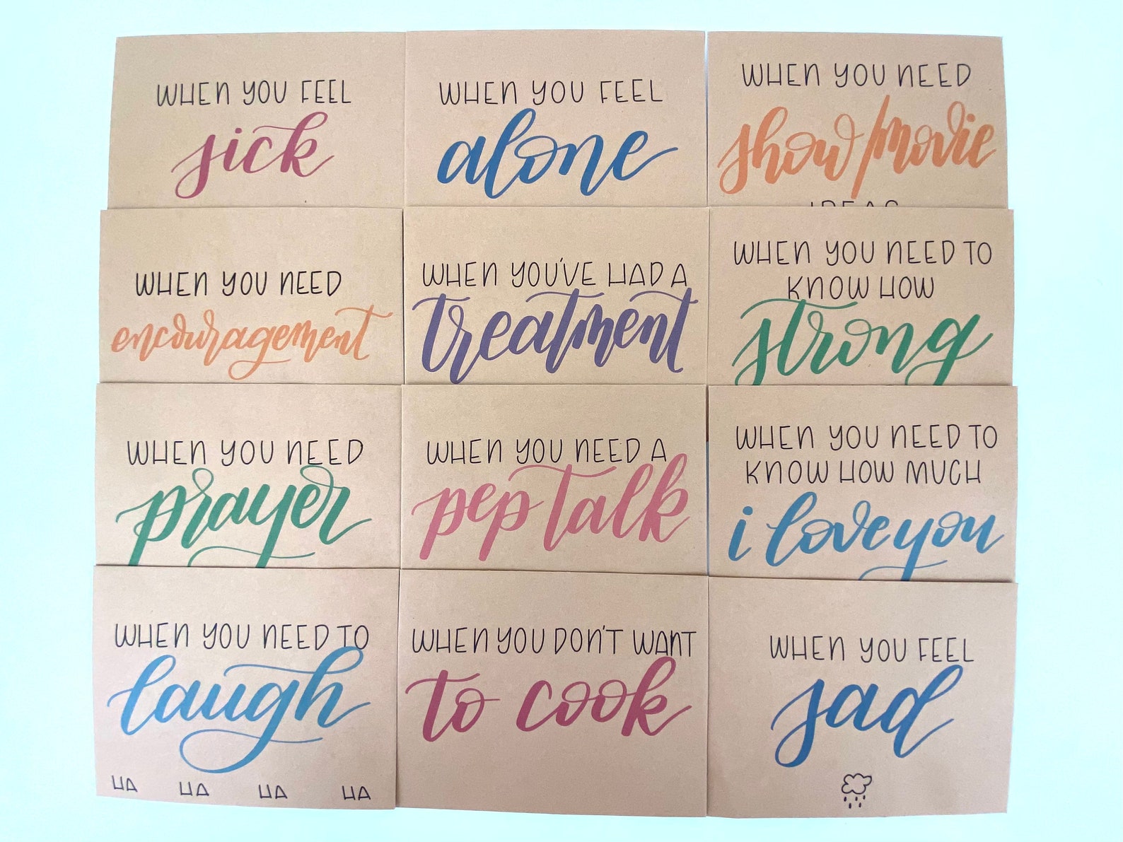 Open When: Sickness/care Pack - Etsy