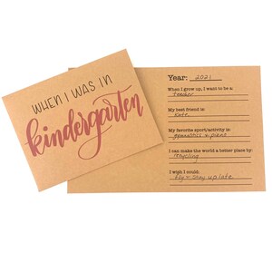 SCHOOL YEARS EDITION: Notes to Future Self Envelopes and Notecards - Etsy