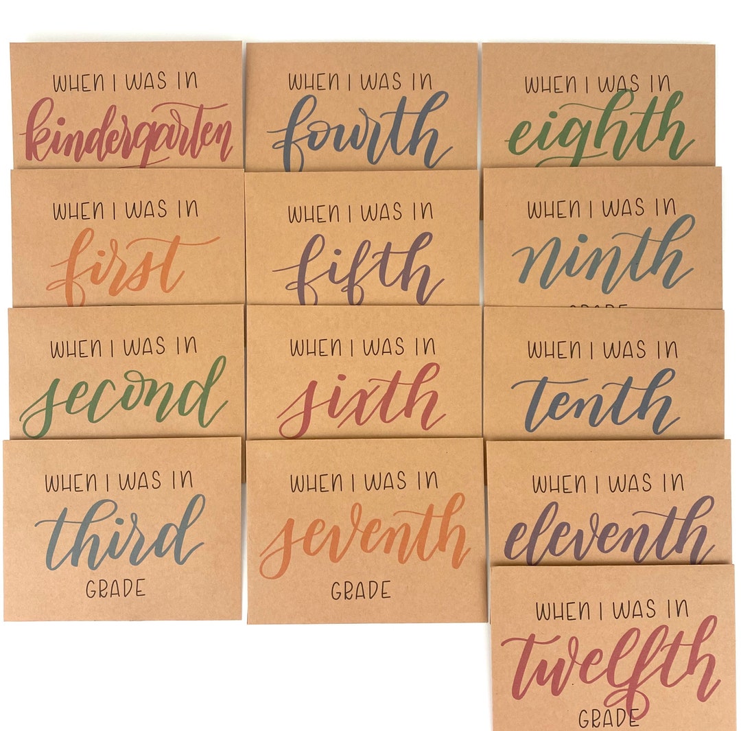 SCHOOL YEARS EDITION: Notes to Future Self Envelopes and Notecards - Etsy