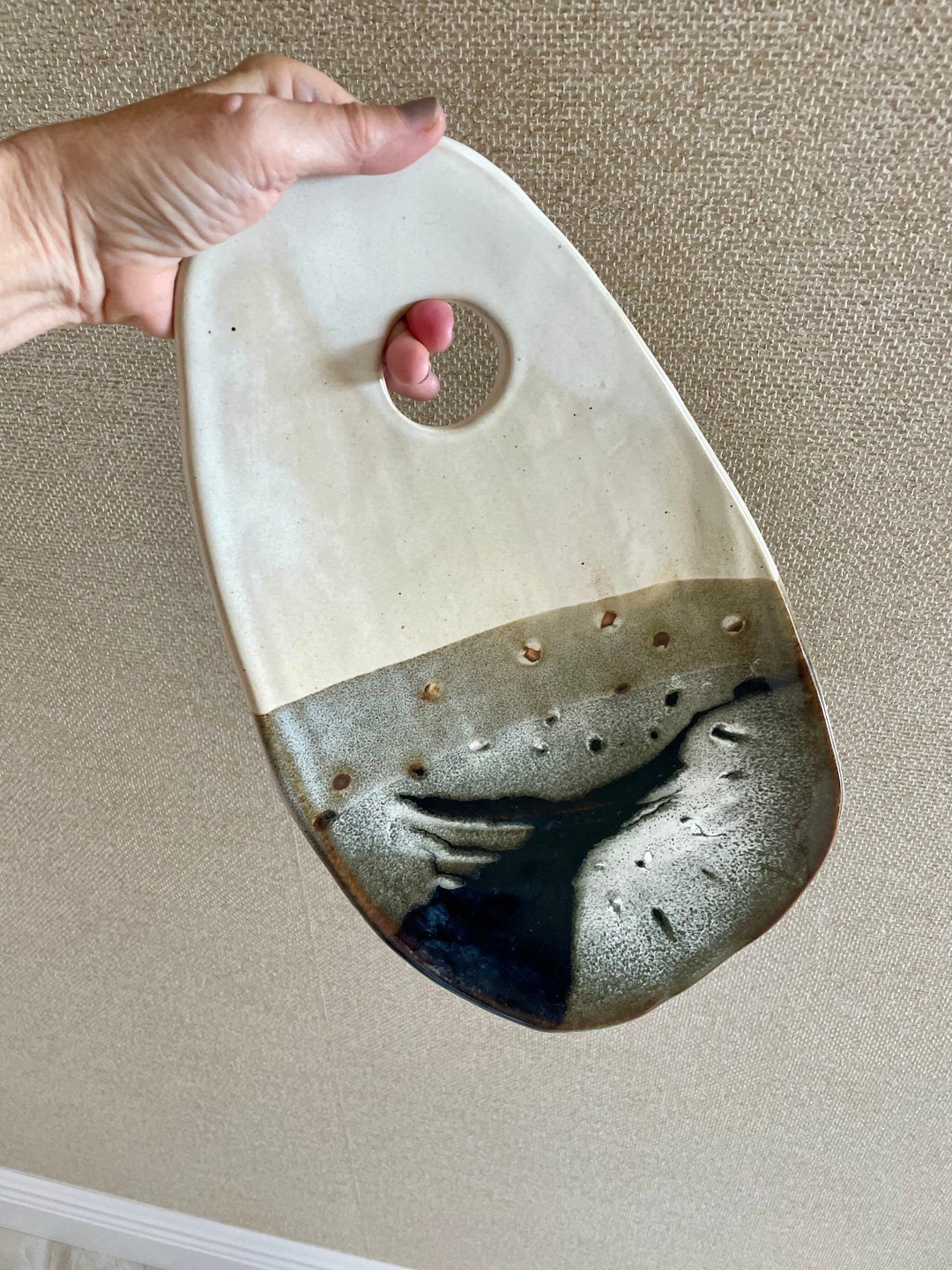 Ceramic Serving Platter Handmade Pottery Tray Pottery Tray - Etsy