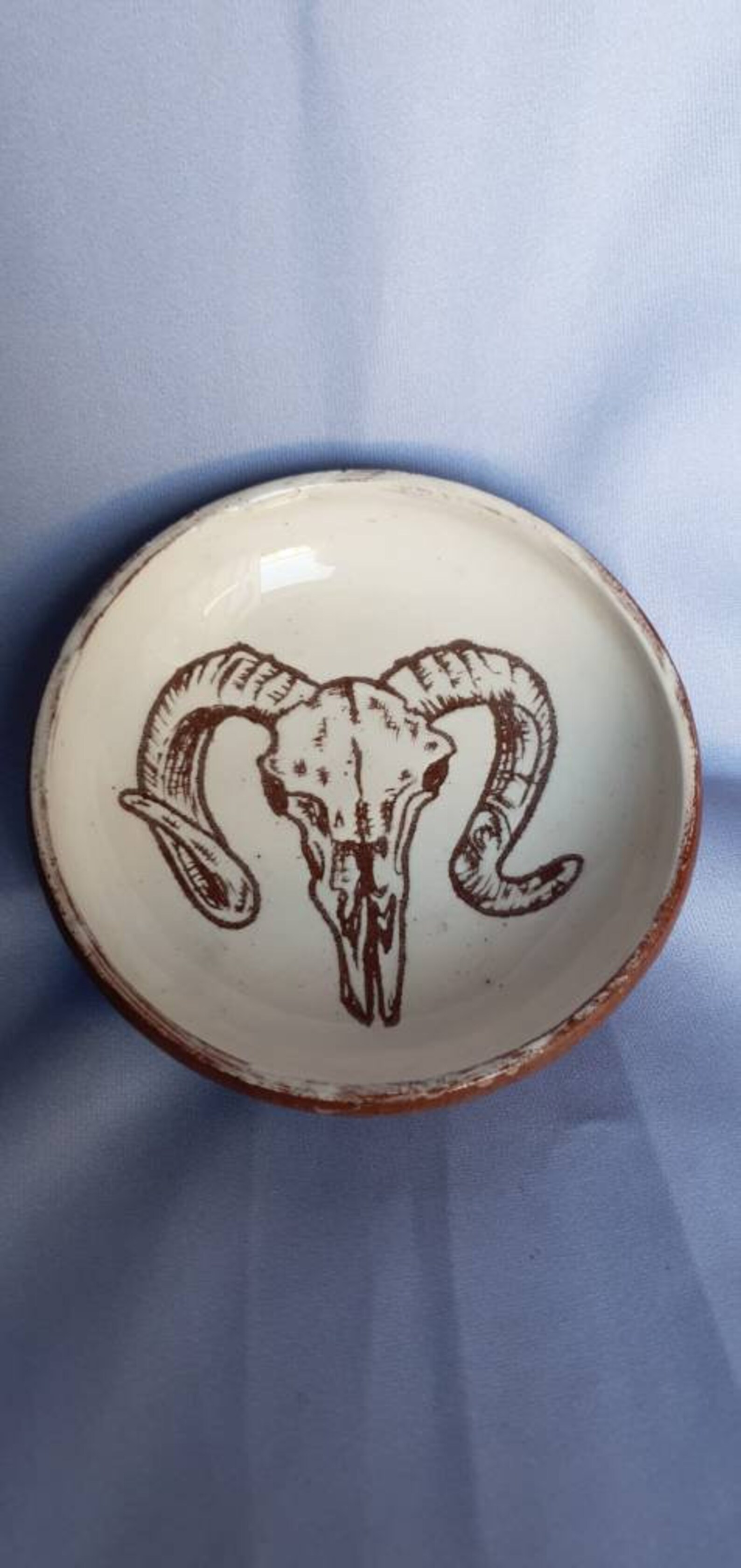 Ram Skull Jewellery or Coin Dish - Etsy UK