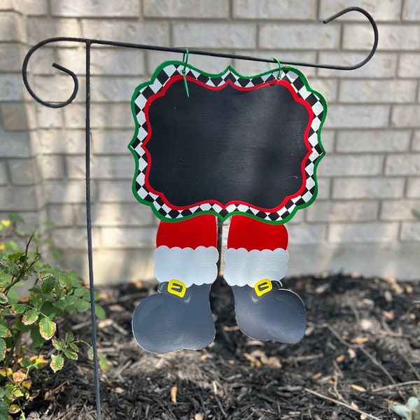 Santa Stop Here Yard Sign - Etsy