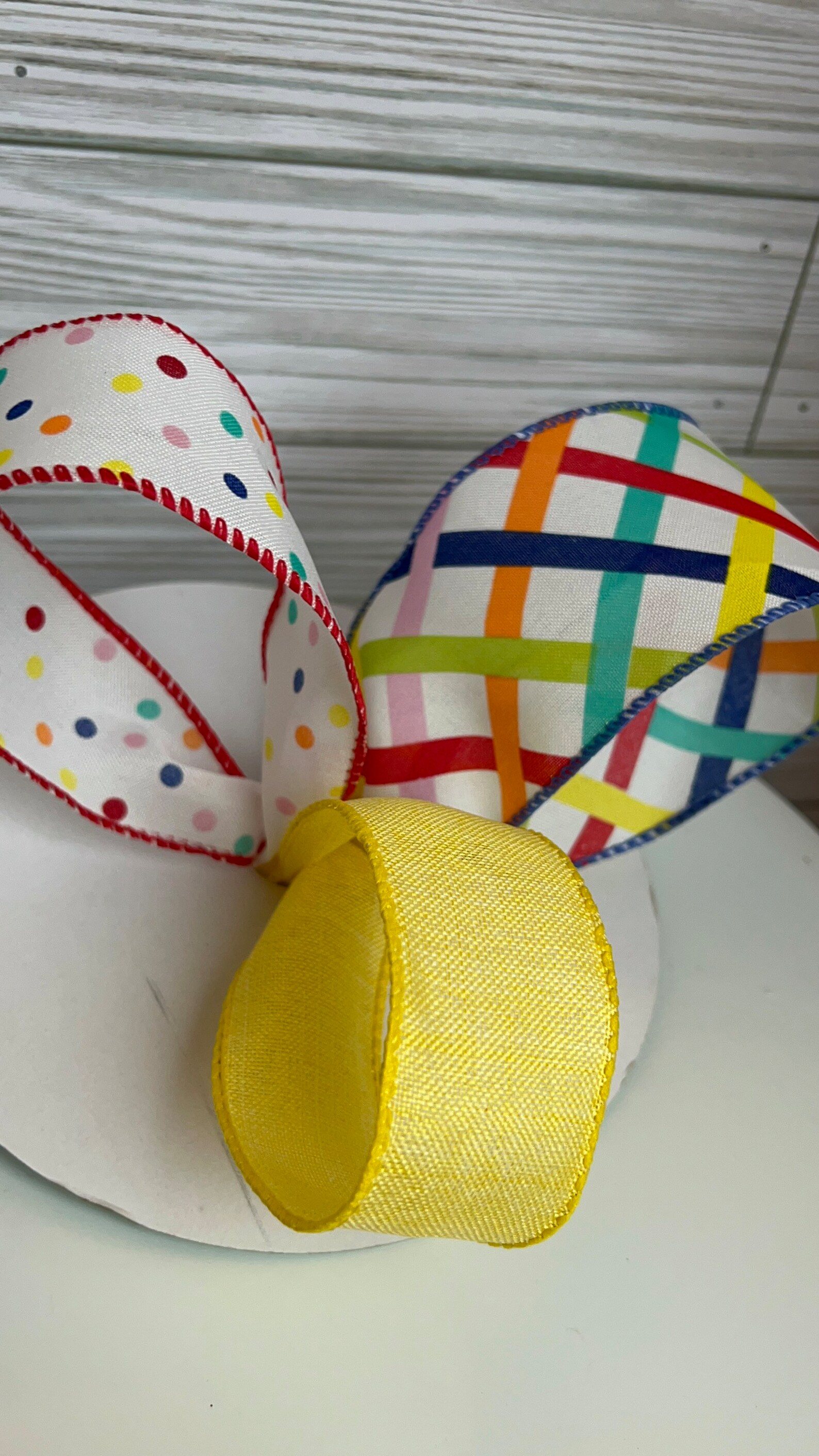 Polka Dot Ribbon Yellow Ribbon Multicolor Ribbon Wired Etsy polka-dot-ribbon-yellow-ribbon-multicolor-ribbon-wired-etsy