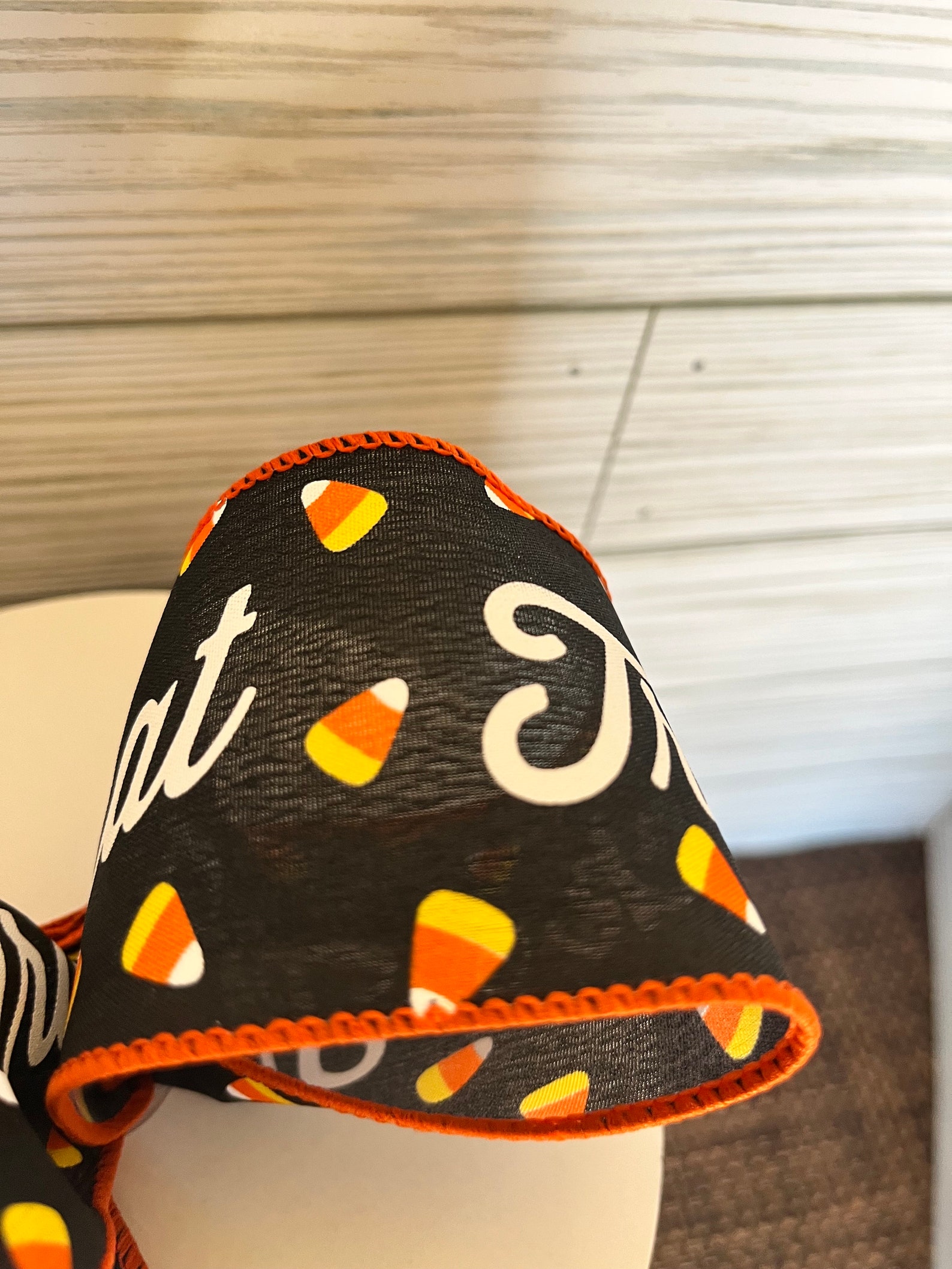 Halloween Ribbon Bundle, Candy Corn Ribbon, Black Polka Dot Ribbon ...