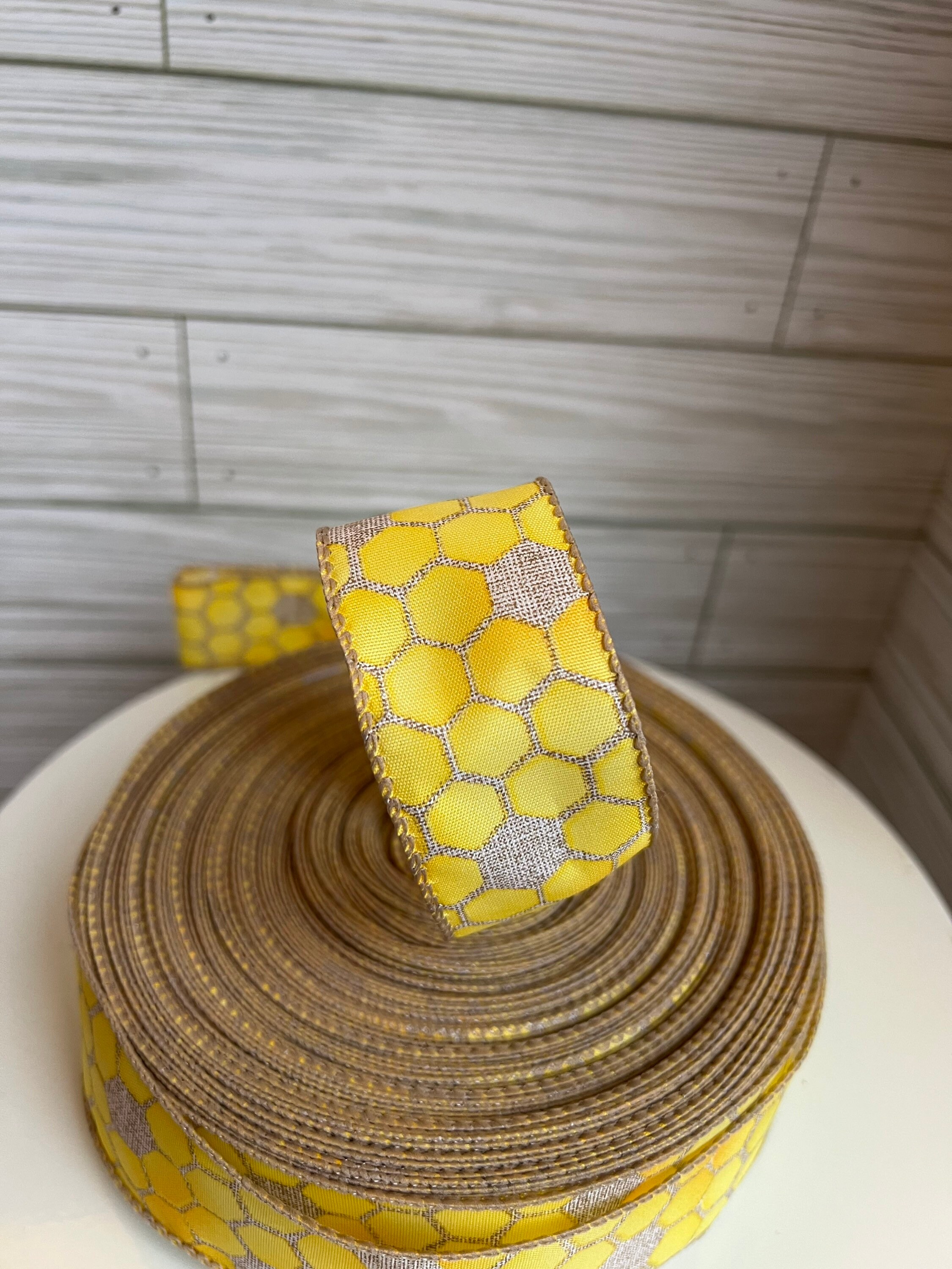 Bumble Bee Ribbon Bundle Ribbon by the Yard Honeycomb - Etsy