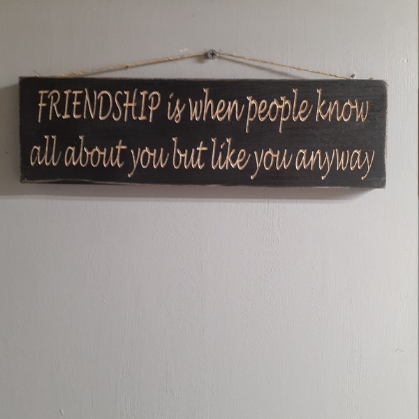 Friendship Sign - Etsy