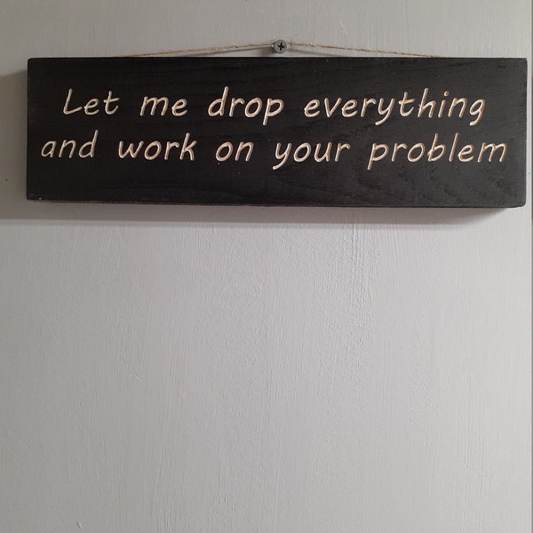 No Problem Sign - Etsy