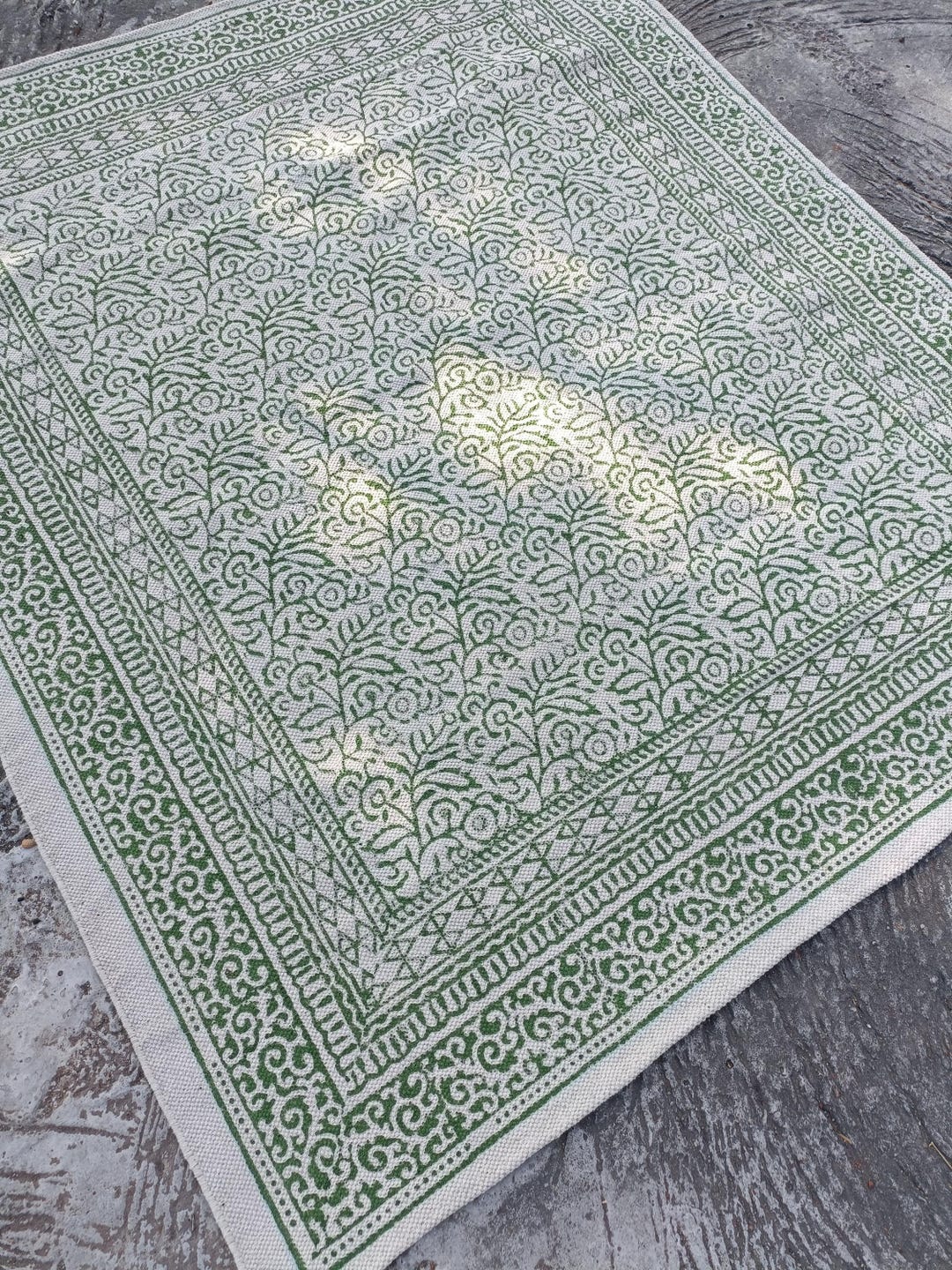Green Rug 8x10,8x12,8x14,8x15,8x16,8x20 Large Area Rug Green Handmade ...
