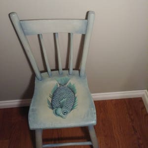 Mad Charlotte Teensy Little Fish Chair-painted Furniture-farmhouse ...