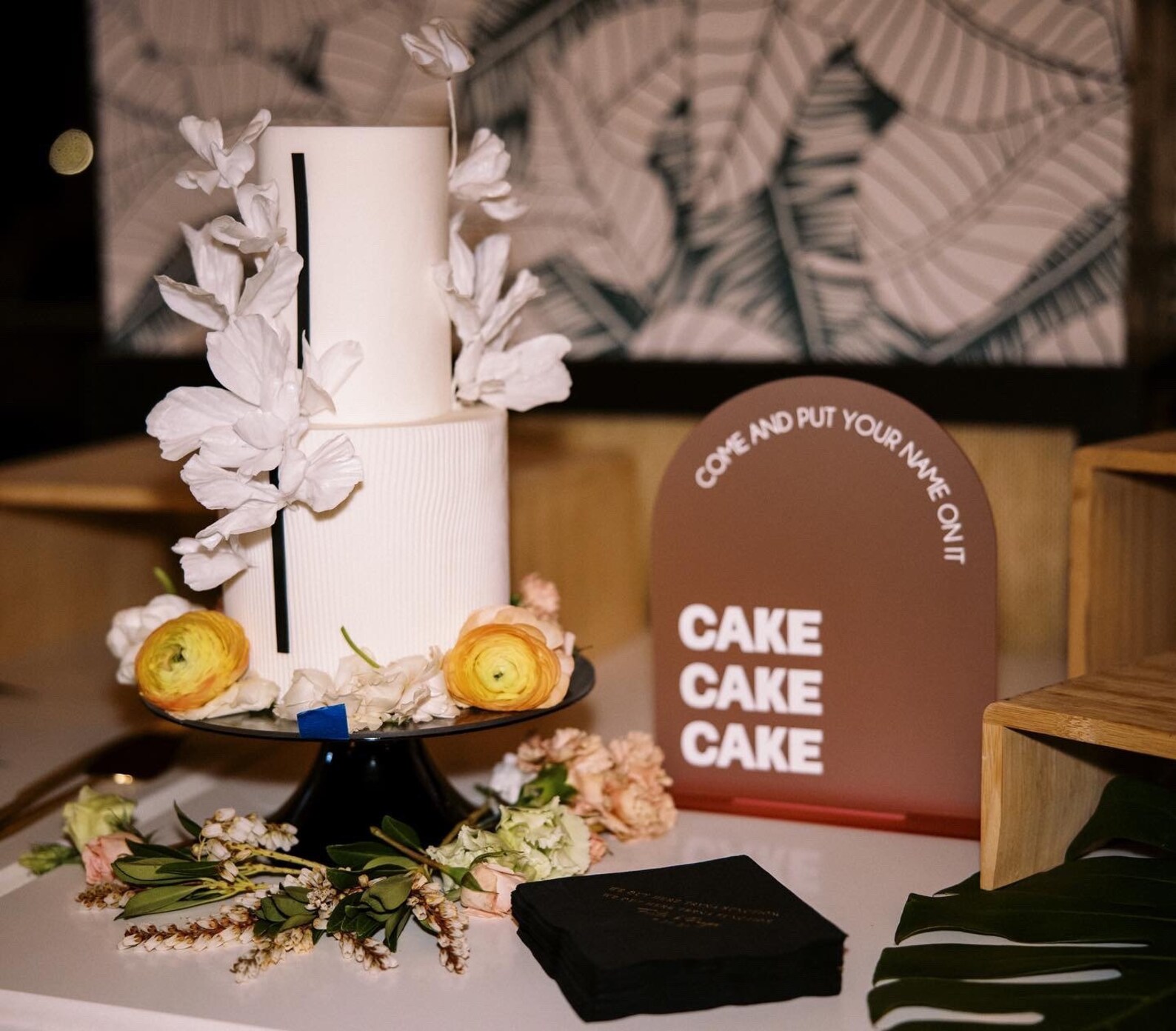 Wedding Cake Sign Acrylic Cake Table Arch Acrylic Sign Cake | Etsy