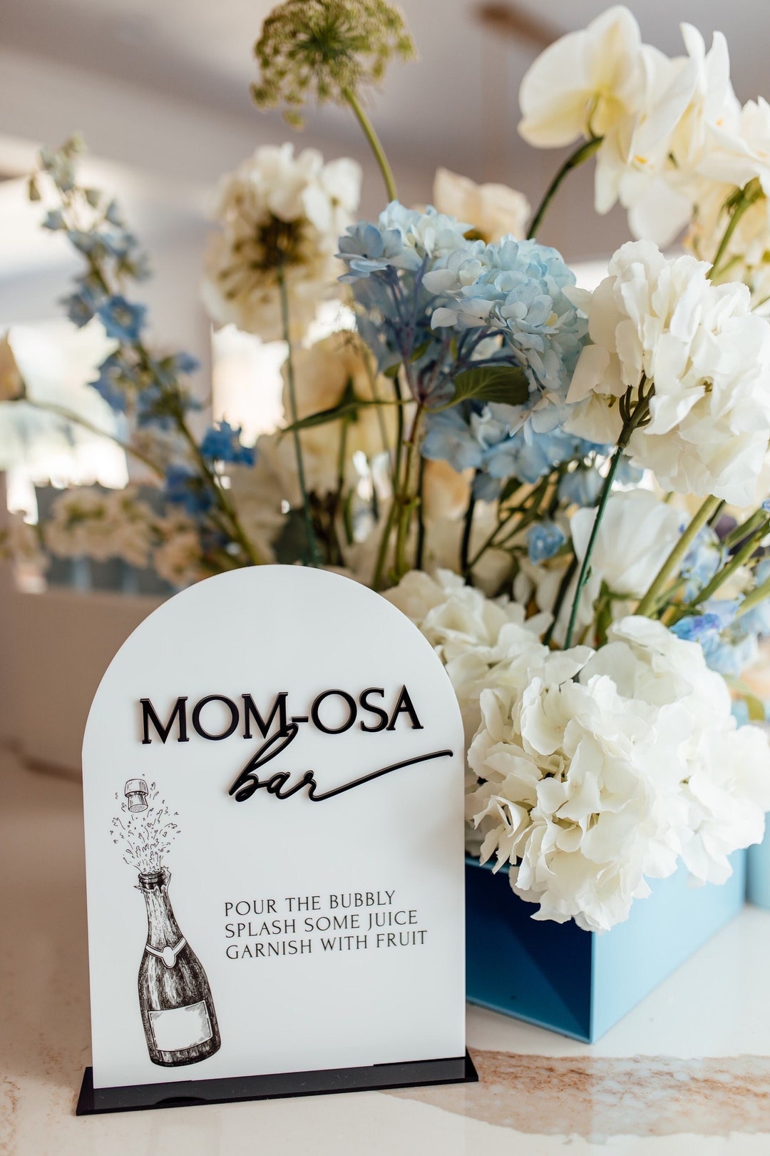Momosa Bar, Mimosas, Mom to Be, Baby Shower Decor, Baby Shower Signs ...