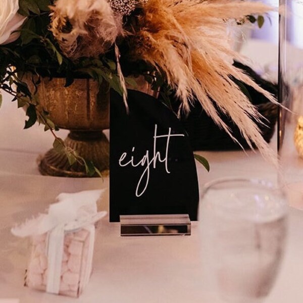 Black Table Numbers - Etsy