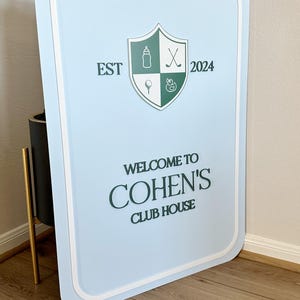 Golf Theme Welcome Sign, Welcome Sign, Golf Welcome Sign, Kids Welcome ...