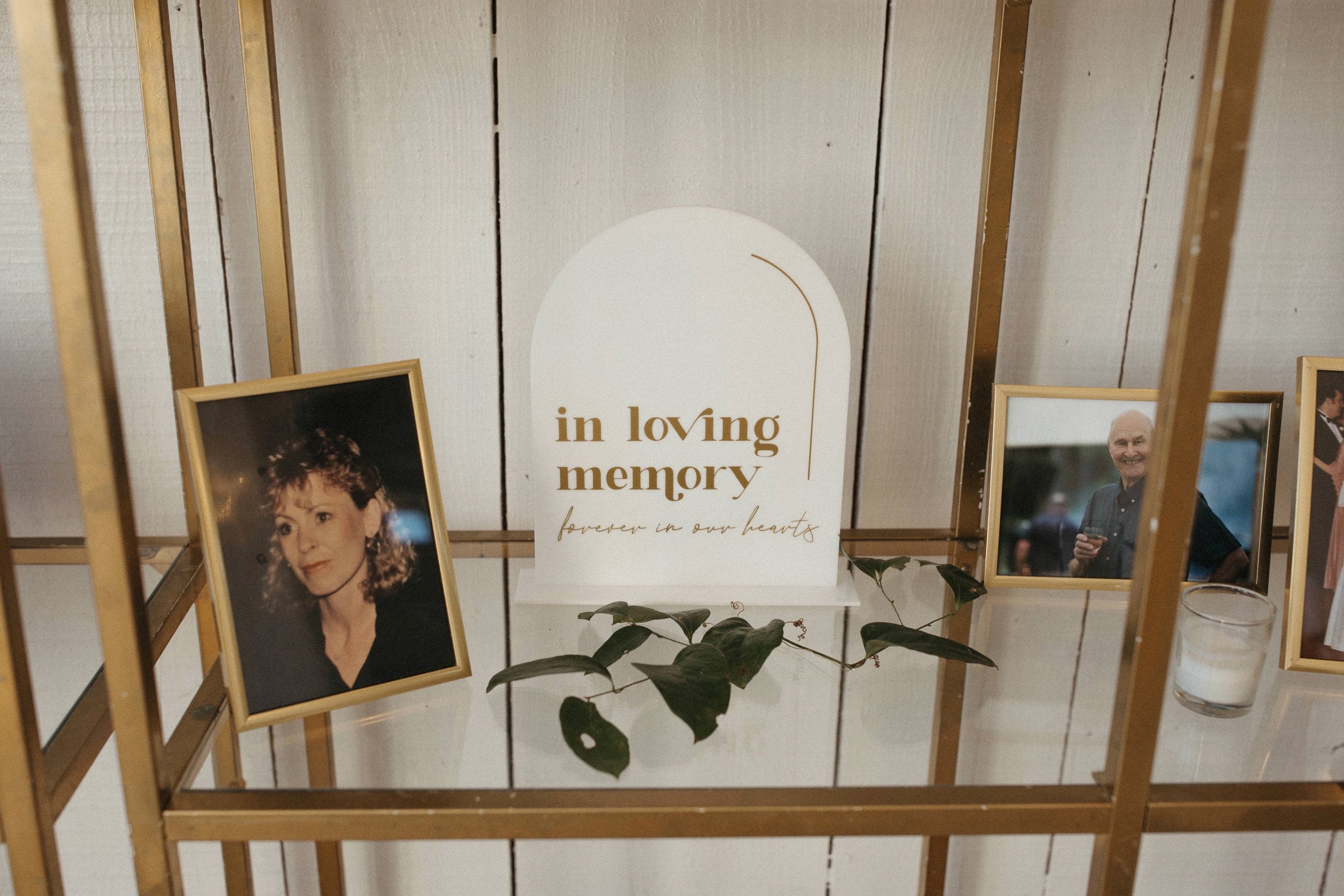In Loving Memory Sign Acrylic Memory Table Sign Arch Acrylic - Etsy
