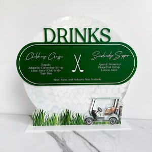Bar Sign, Golf Bar Sign, Golf Theme, Golf Party, Golf Birthday Party ...