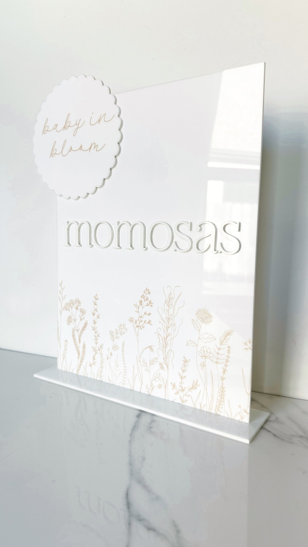 Momosa Bar, Mimosas, Mom to Be, Baby Shower Decor, Baby Shower Signs ...