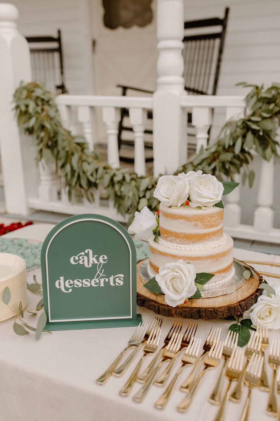 Wedding Cake Sign, Acrylic Cake Table, Arch Acrylic Sign, Cake Cake ...