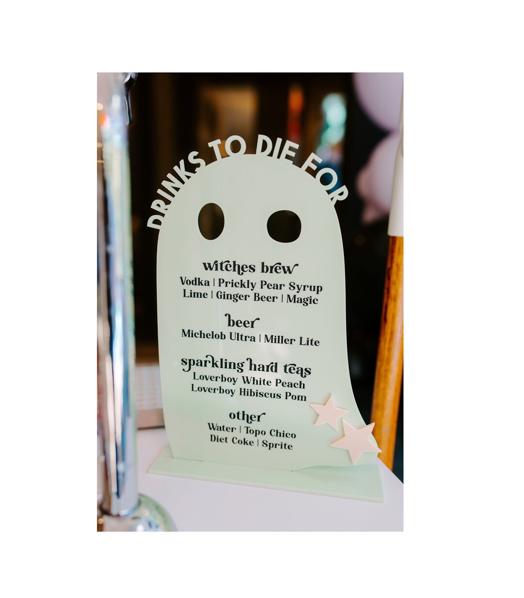 Halloween Bar Menu, Pastel Halloween, Pastel Menu, Halloween Favors ...