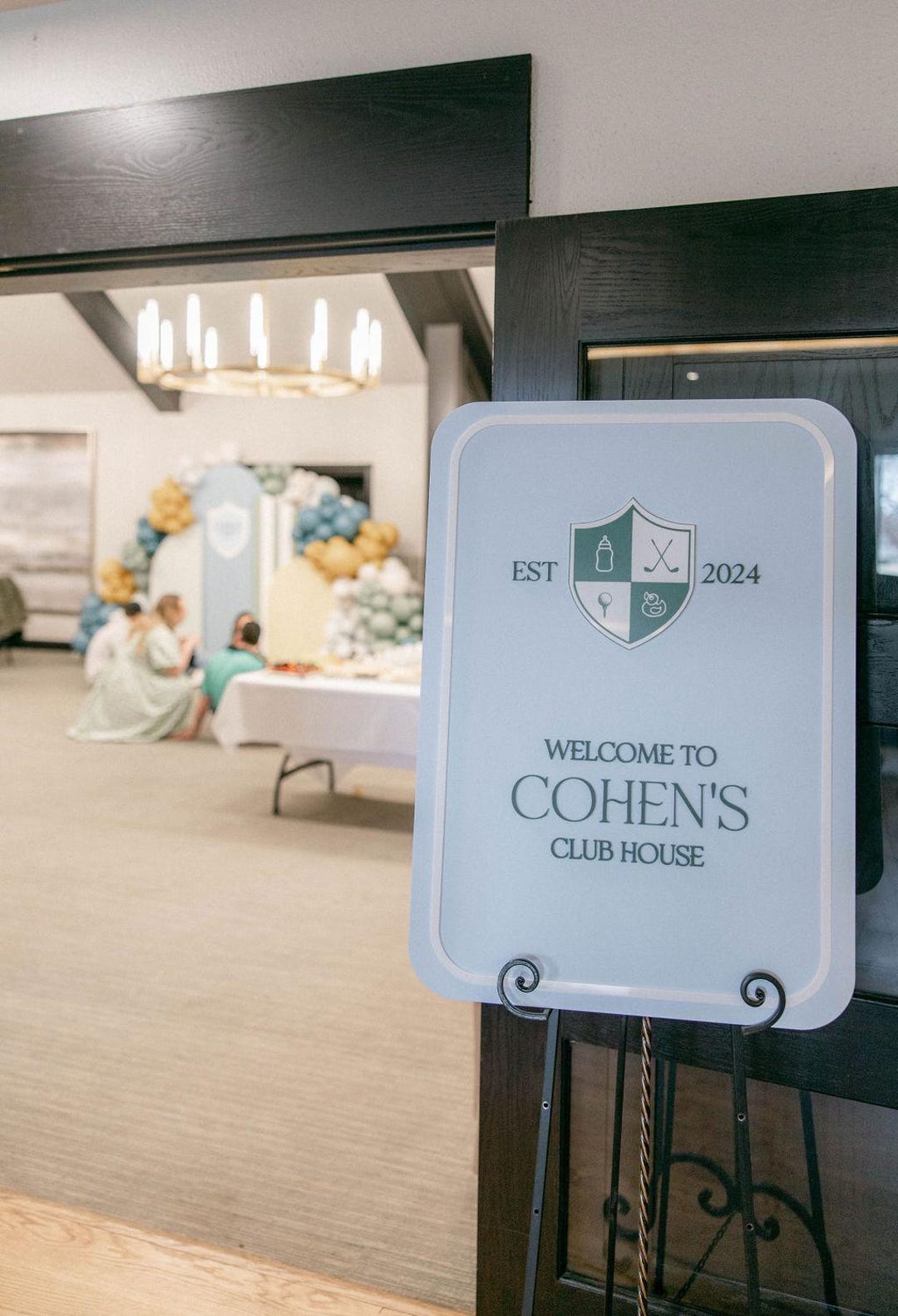 Golf Theme Welcome Sign, Welcome Sign, Golf Welcome Sign, Kids Welcome ...