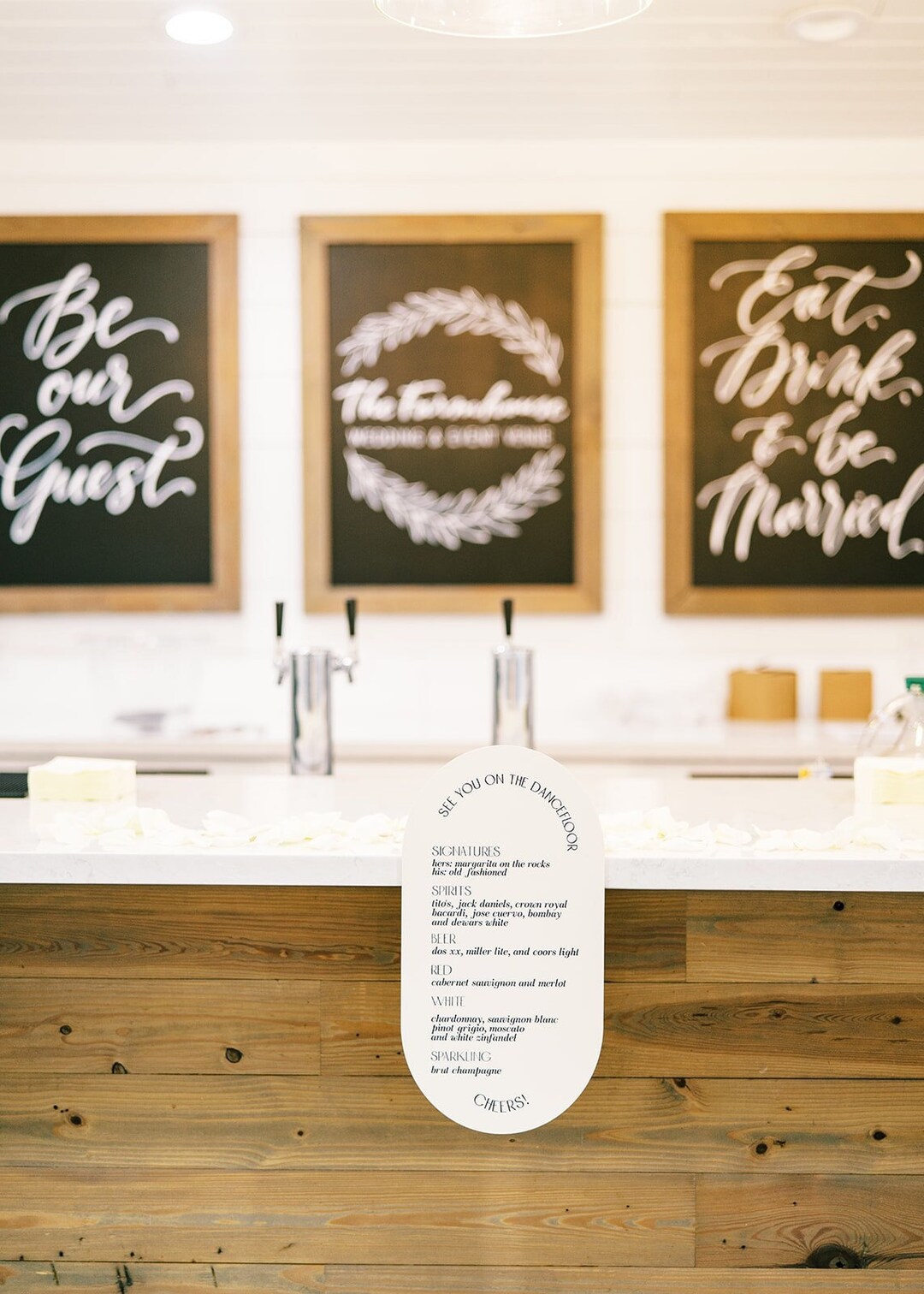 Hanging Bar Sign, Bar Menu, Wedding Bar Menu, Wedding Drink Menu, Drink ...