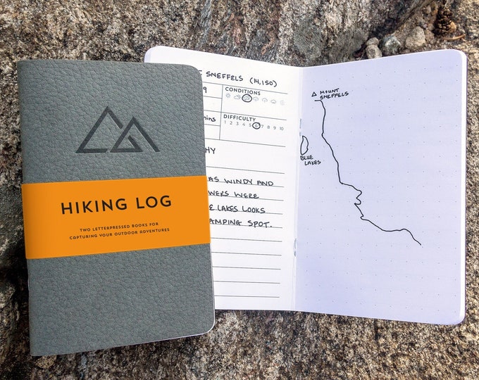 Hiking Log Book - Etsy